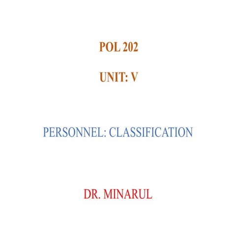 PERSONNEL CLASSIFICATION.ppt