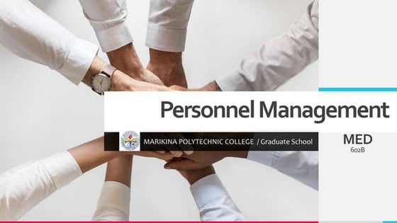 Management personnel | PPTX | Human Resources | Business