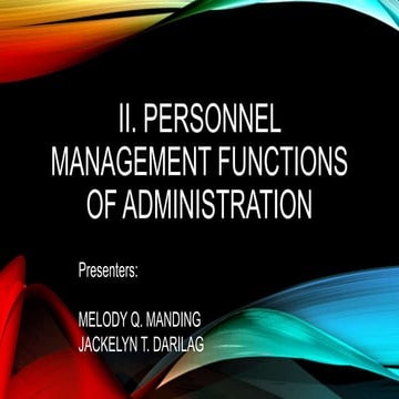 PERSONNEL MANAGEMENT FUNCTIONS OF ADMINISTRATION.pptx
