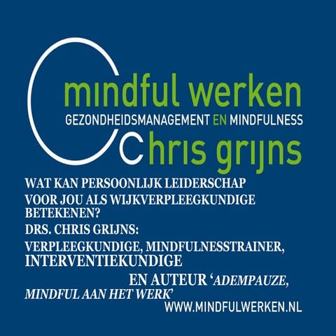 Workshop A - Persoonlijk leiderschap | PPT