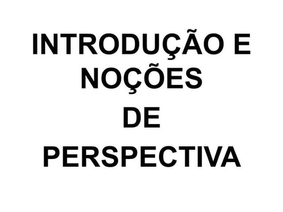 Desenho em perspectiva com um ponto de fuga | PDF
