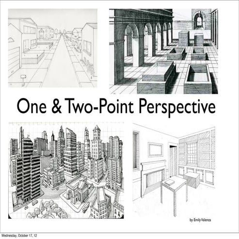 One and Two- Point Perspective | PDF