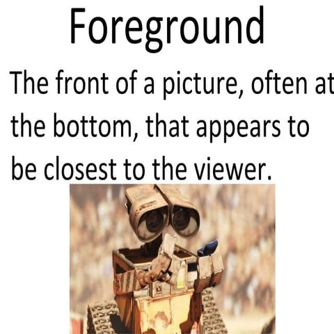 Perspective foreground background | PPT