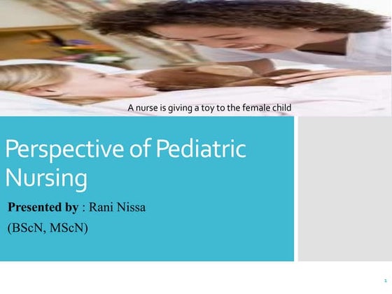 INTRODUCTION TO CHILD HEALTH | PPTX | Parenting Babies and Toddlers | Parenting