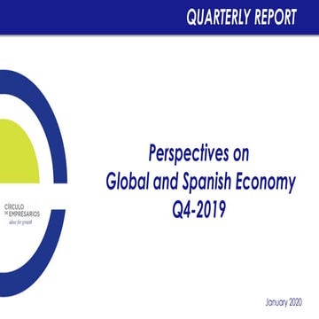 Perspectives Global and Spanish Economy G4 2019 | PPT