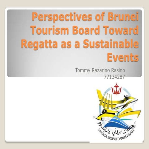 Chapter 3 tourism in Brunei | PPTX