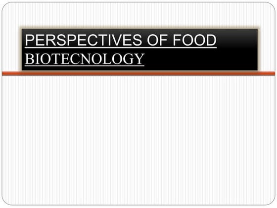 Rainbow code of biotechnology | PPT