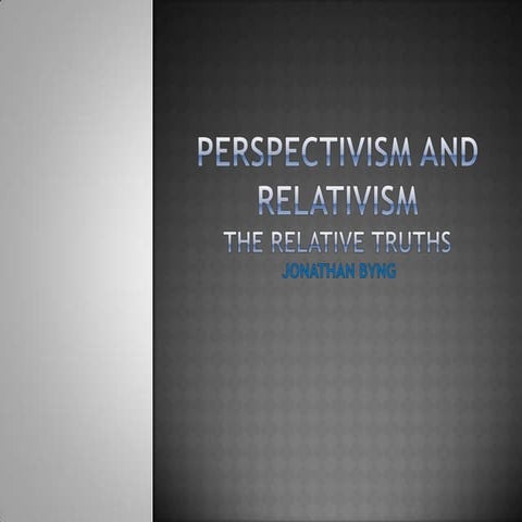 Perspectivism | PPTX | Christianity | Religion & Spirituality