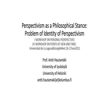 Perspectivism | PPT