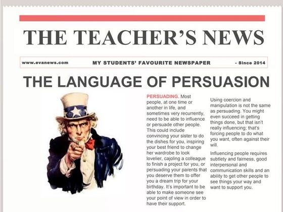 Expressing Persuading | PPT