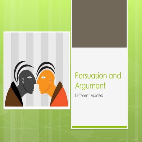 Persuasion and argument | PPTX
