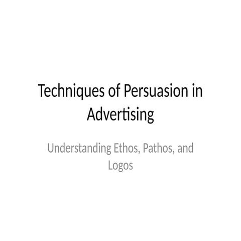 Persuasion_in_Advertising for esl teenagers | PPTX