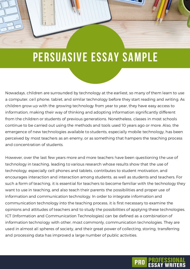 Persuasive Essay
