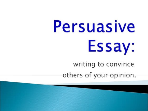 Argumentative essay ppt | PPTX