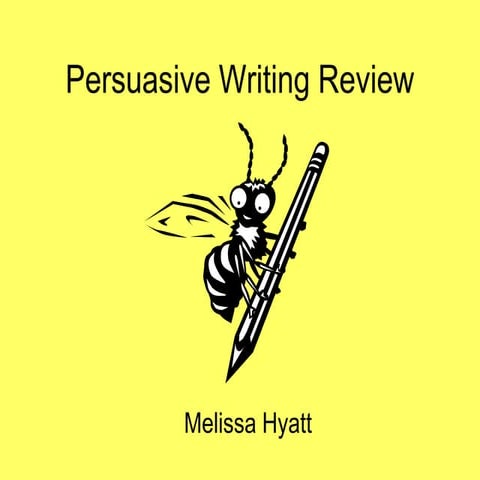 Persuasive Writing Review | PPTX