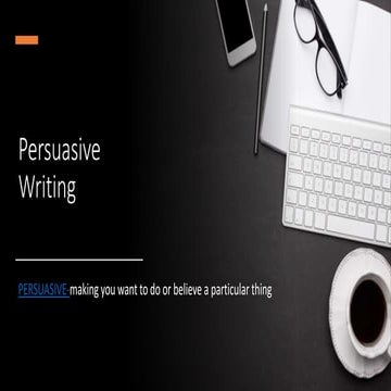 Persuasive essay | PPT