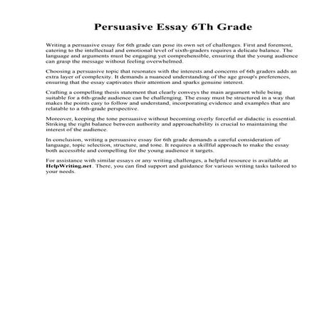 Persuasive Essay 6Th Grade.pdf