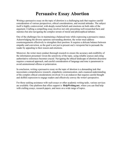 Example Of A Critique Essay | PDF