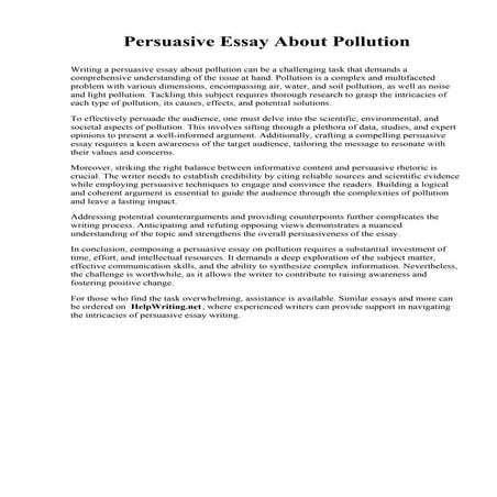 Environmental Persuasive Essay Topics.pdf