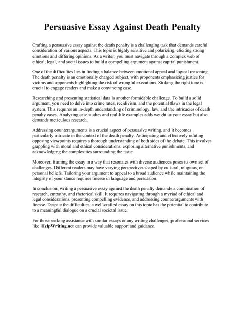 Essay For The Death Penalty.pdf