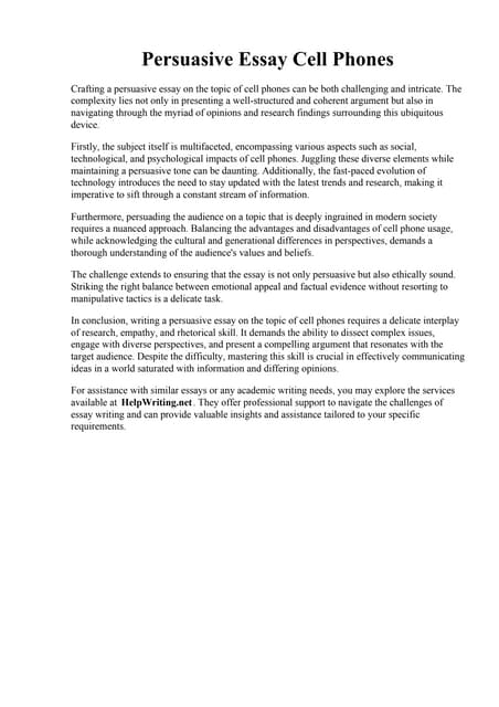 400 Word Essay Sample | PDF