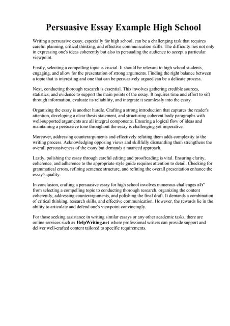 Write A Scholarship Essay | PDF