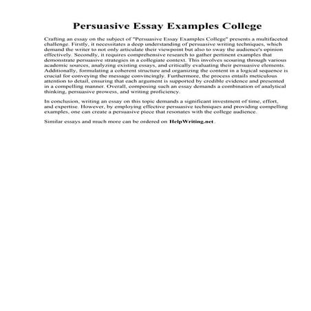 Essay Reference Example | PDF