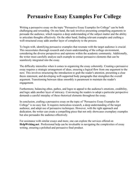 Essay Proposal Examples | PDF | Homework and Study | Education