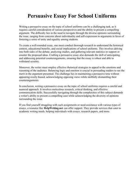 Essay Against School Uniforms.pdf