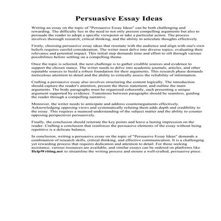 Persuasive Essay Ideas.pdf