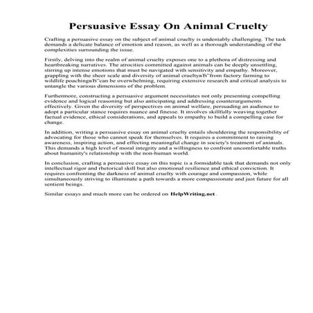 Animal Cruelty Persuasive Essay.pdf