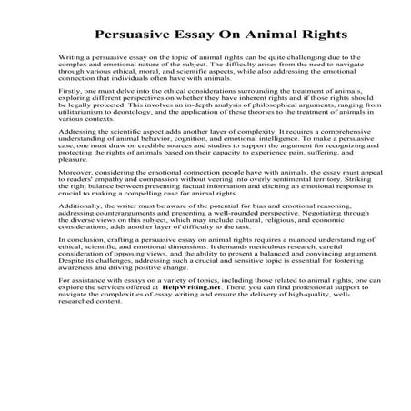 Persuasive Essay On Animal Rights.pdf