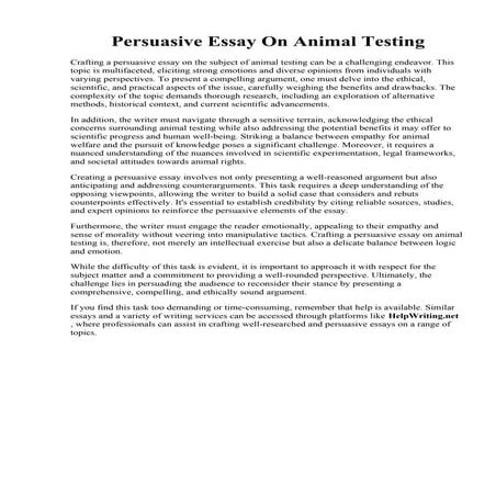 Persuasive Essay On Animal Testing.pdf