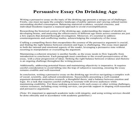 Drinking Age Argumentative Essay.pdf