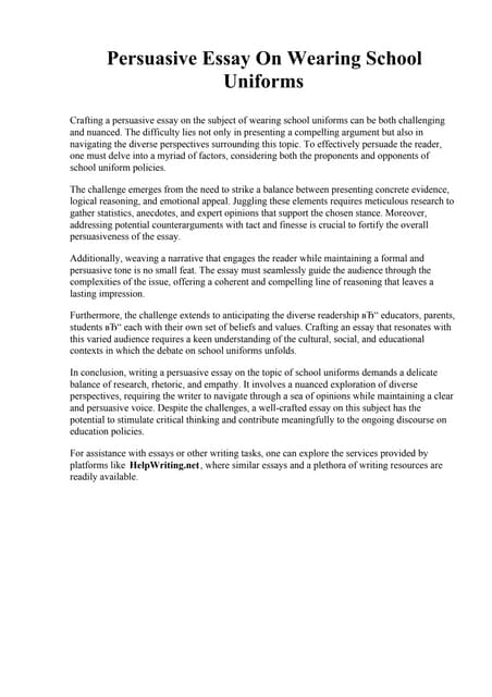 Essay Against School Uniforms.pdf