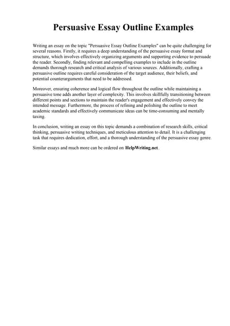 Process Essay Example. Marian University | PDF