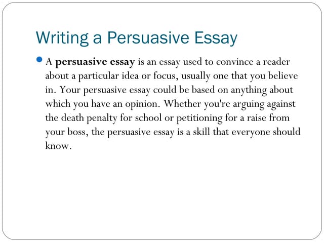 Essay types | PDF