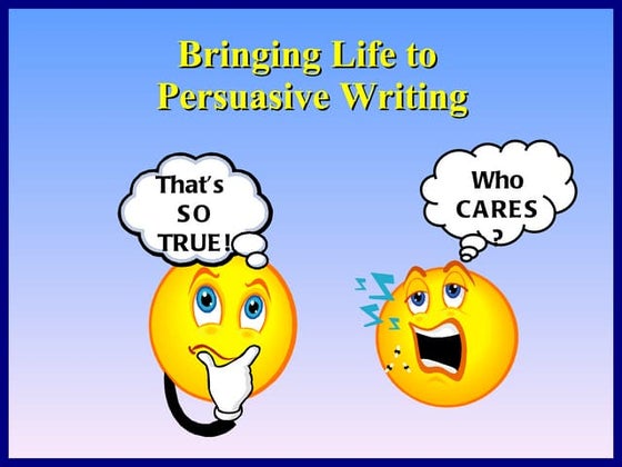 Persuasive Essay 8th Grade | PPT
