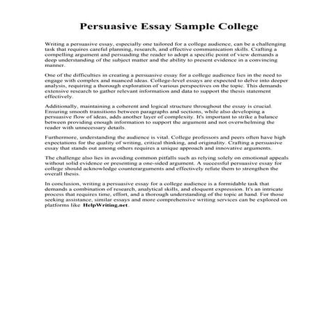 Persuasive Essay Examples College Level.pdf