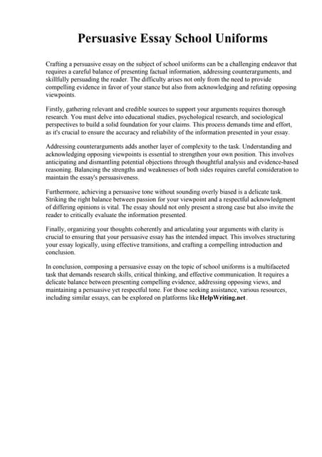 Persuasive Essay About School Uniform.pdf