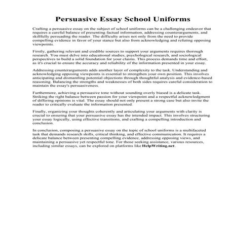 Persuasive Essay School Uniforms.pdf