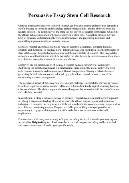 Stem Cell Research Essay.pdf Stem Cell Research Essay.pdf