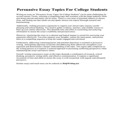 Persuasive Essay Topics For College Students.pdf
