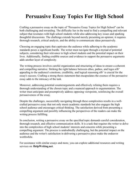 Persuasive Essay Examples High School.pdf