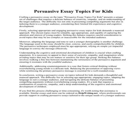 Persuasive Essay Topics For Kids.pdf