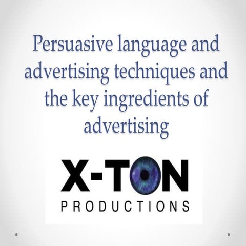 Linguagem da propaganda/ Language in Advertising | PPT