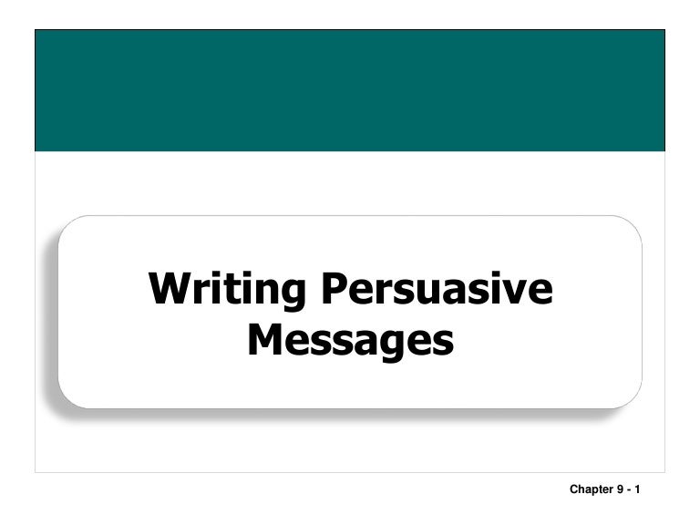 Persuasive Message persuasive-message