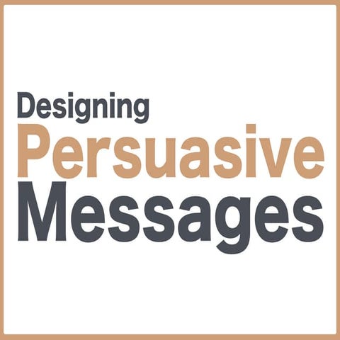 Persuasive messages & advertising | PDF