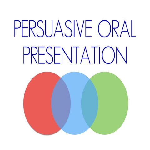 VCE English Persuasive Oral Presentation | PDF