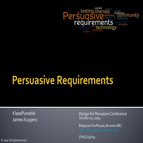 An introduction to Persuasive Design | PDF